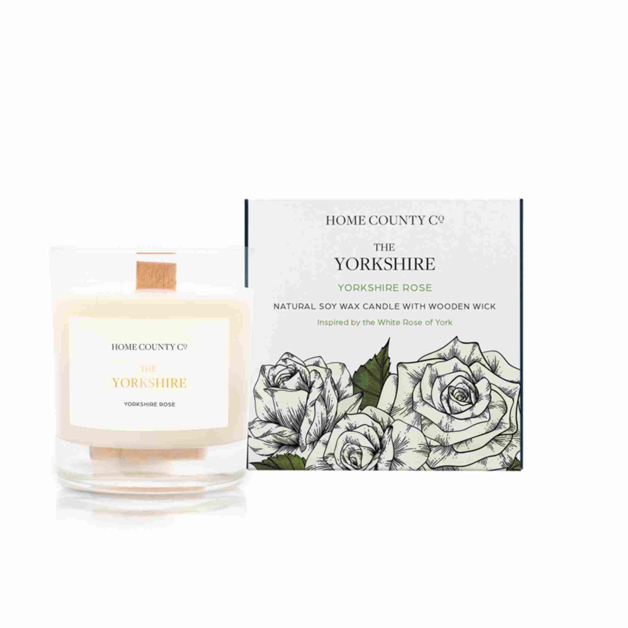 The Yorkshire Rose Candle | Home County Co.